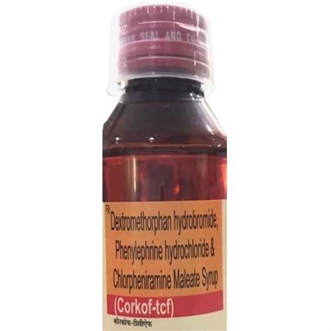 Dextromethorphan Hydrobromide Syrup Packaging Type Bottle 100 Ml At