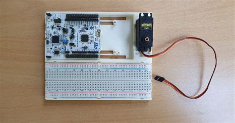 WIP Adapter Plate For STM Nucleo Arduino Boards To Pair With Breadboard And Servos By