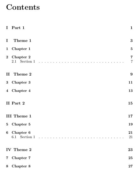 Table Of Contents How Do You Modify LaTeX S Sectioning Hierarchy TeX LaTeX Stack Exchange