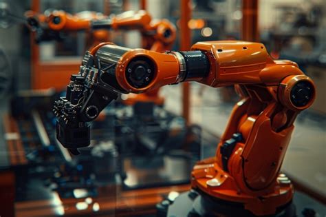 Production Line Automatic Robot Arms Intelligent Factory Premium Ai