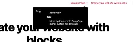 ui twenty twenty theme design broke if custom html added as submenu
