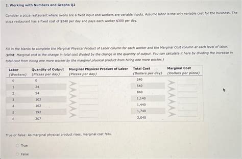 solved 2 working with numbers and graphs q2 consider a