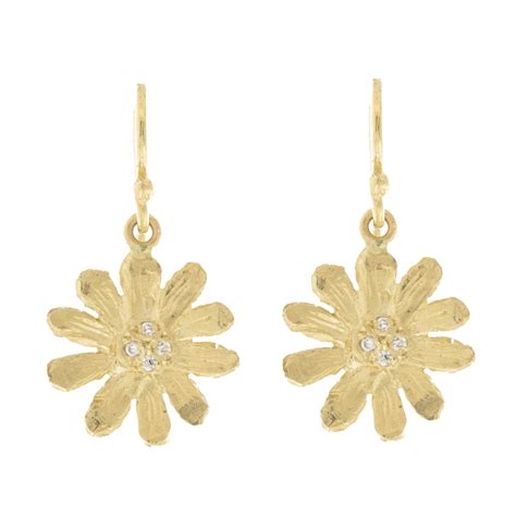 Small Daisy Earrings By Victoria Cunningham Newtwist