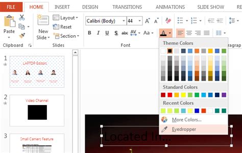 How To Use Powerpoint 2013s Eyedropper Tool Laptop Mag