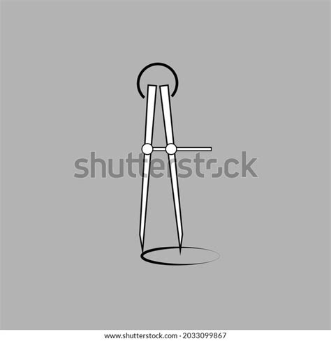 Measuring Tool Icon Logo Vector Stock Vector Royalty Free 2033099867