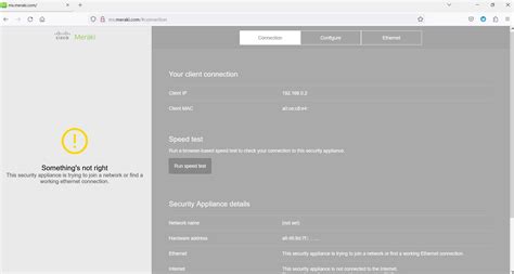 My Network Security Journal Configure Meraki Mx Wan Ip Address Internet