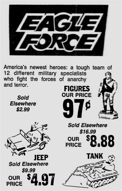 Eagle Force On Clearance In 1982 Battlegrip