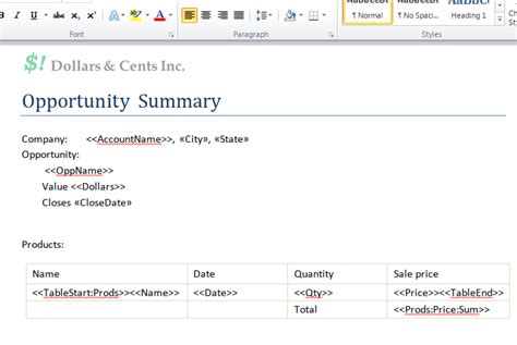 Generating Word And PDF Documents
