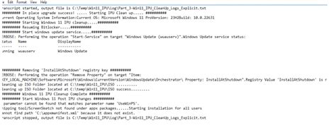 windows 11 in place upgrade script ipu part 3 steven s event log