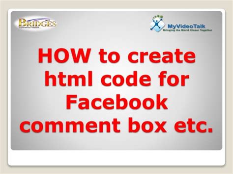 How To Create Facebook Social Plugin Html Code Ppt