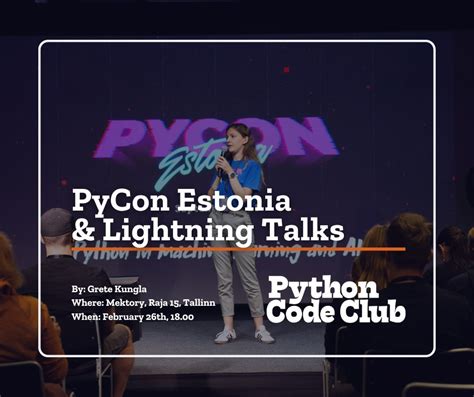𝗝𝗼𝗶𝗻 𝘂𝘀 𝗼𝗻 𝘁𝗵𝗲 𝟮𝟲𝘁𝗵 𝗼𝗳 𝗙𝗲𝗯𝗿𝘂𝗮𝗿𝘆 𝗶𝗻… python estonia