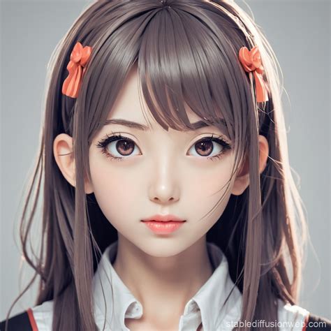 Anime Female Character Stable Diffusion Online