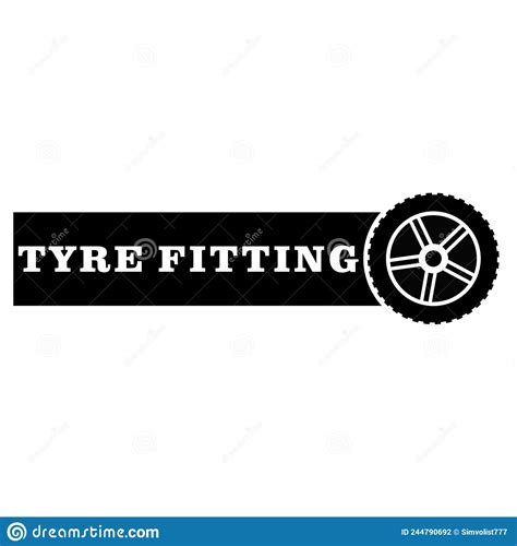 Tyre Fitting Tool Colorful Mockup Vector Banner