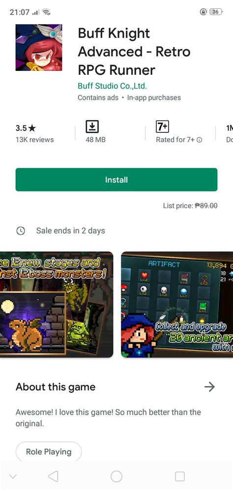 Awesome The Dev Love The Game Too Randroidgaming
