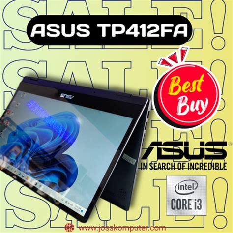 Jual Laptop Asus Vivobook Flip Tp Fa Core I Ram Gb Kota Surabaya Josskomputer