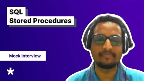 Sql Stored Procedures Mock Interview With Full Stack Developer Youtube