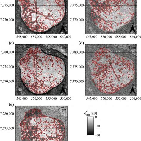 Sentinel 1 Ew Hh Polarized Sar Images Where The Classified Pattern Area Download Scientific