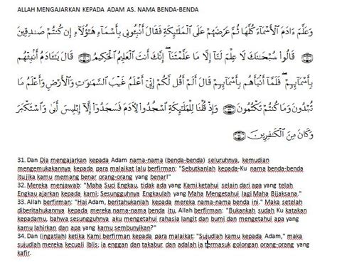 Detail Surat Al Baqarah Ayat 31 Koleksi Nomer 28