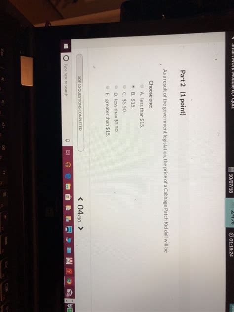 solved part 1 1 point see hint suppose the government