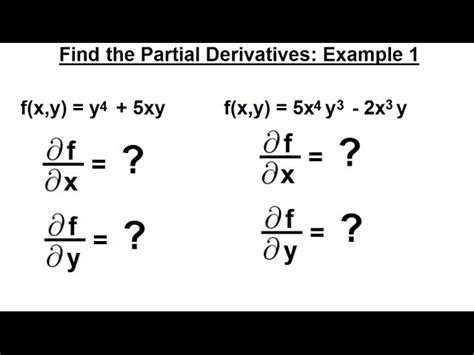Partial Derivative Examples Solved Find All Second Order Partial
