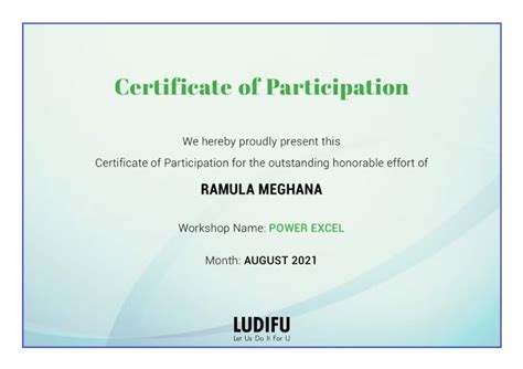 Ramula Meghana On Linkedin Excel Workshop Ludifu