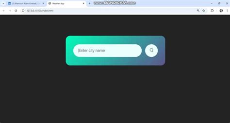 Mamoon Azam Khattak On Linkedin Javascript Weatherapp Realtimedata
