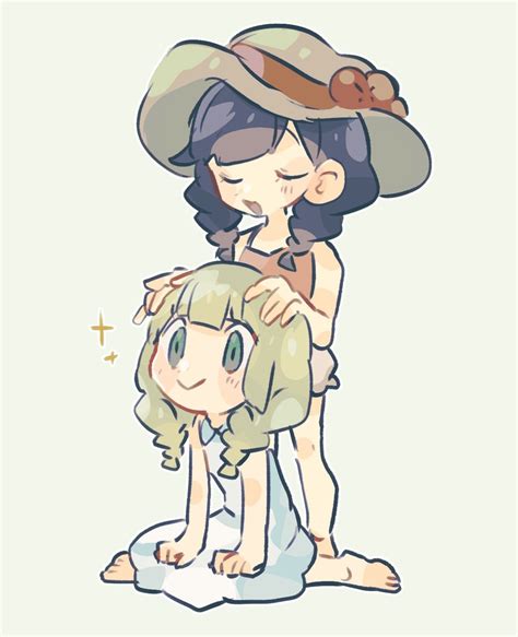 Lillie And Selene Pokemon And More Drawn By Donguri Big Danbooru