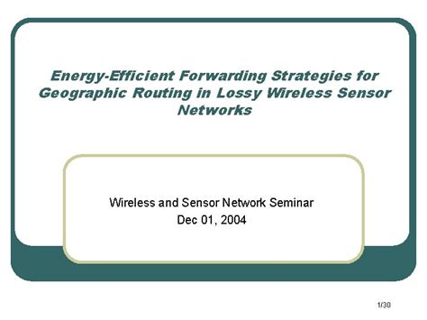 Energyefficient Forwarding Strategies For Geographic Routing In Lossy