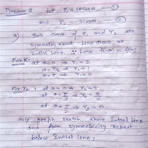 Problem 2 Statement Let R1 1 Cos θ And R2 3 Cos θ Wizedu