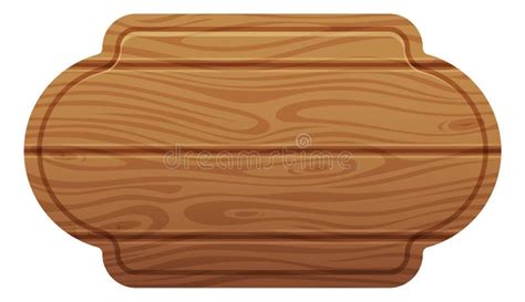 Plaat Van Triplex En Multiplexhout In Roestachtige Stijl Houten Borduurbord Vector