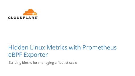 lisa18 hidden linux metrics with prometheus ebpf exporter ppt