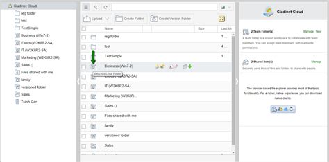 Gladinet Cloud Team Edition Features