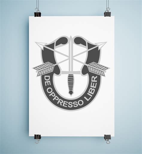 Military SVG Army SVG Special Forces Logo Svg Print And Cut Etsy