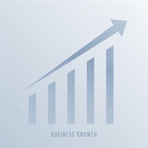 상향 성장 화살표가 있는 금융 주식 시장 차트 무료 벡터