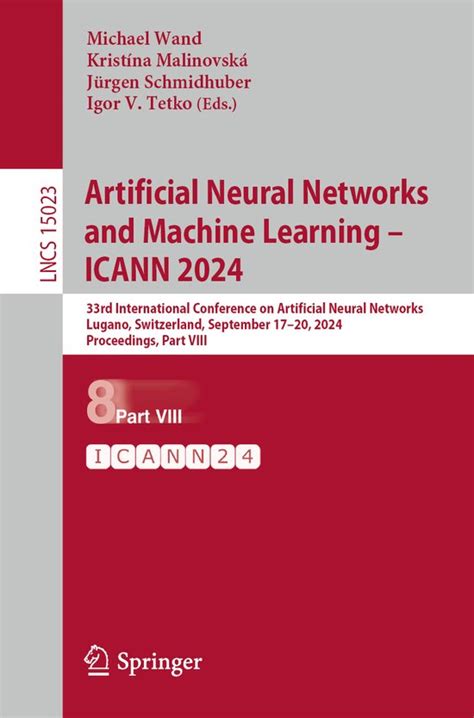 Lecture Notes In Computer Science Artificial Neural Networks And