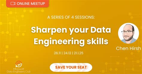 Madeira Data Solutions On Linkedin היי Data Engineers מוכנים לחדד את