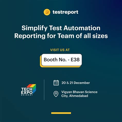Techexpogujarat Testautomation Softwaretesting Testreportio