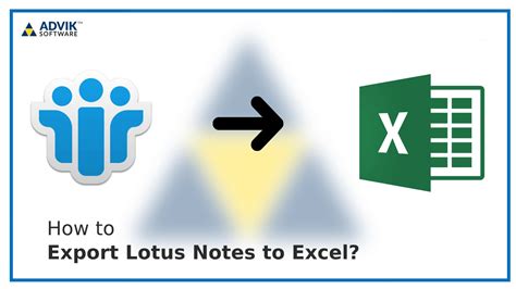 How To Export Lotus Notes To Excel Sheet