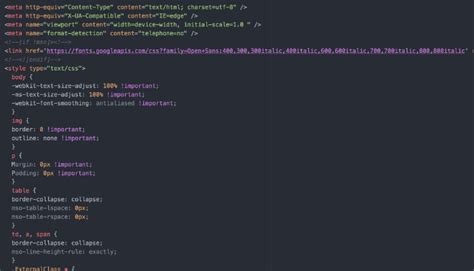 Email Inline Css Cascading Style Sheets