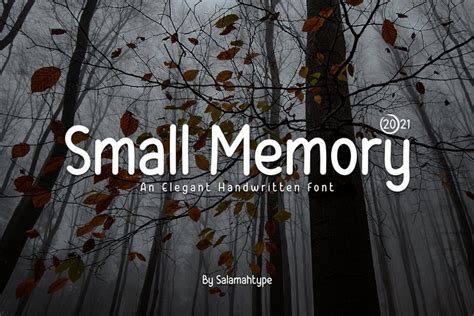 Small Memory Handwriting Font Small Memory Handwriting Font