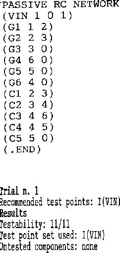 figure 2 from automatic test point selection for linear analog network