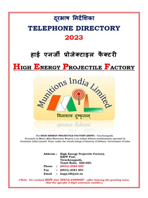 Tele Phone Directory 2023 24 Pdf Telephone Telecommunications