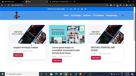 Blogging Website With Free Source Code Firebase Node Youtube
