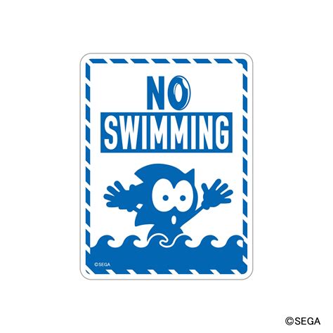 Sonic The Hedgehog Caution Sticker 3