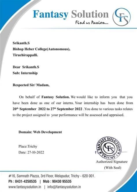 Srikanth S On Linkedin Webdevelopment Internship Learningjourney