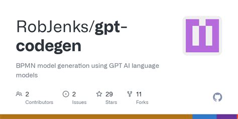 GitHub RobJenks Gpt Codegen BPMN Model Generation Using GPT AI Language Models