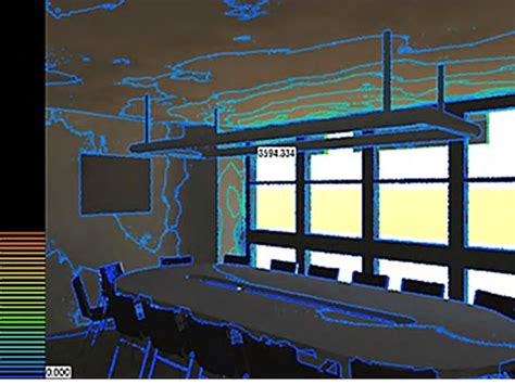 Example Of Lighting Simulation Output Images With Data Interpretation