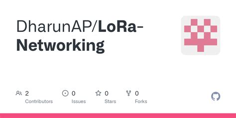 GitHub DharunAP LoRa Networking