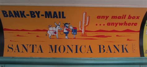 An Old Santa Monica Bank Ad From One The Red Carstrains Probably The