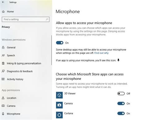 Voice Activation Troubleshooting In Windows 10